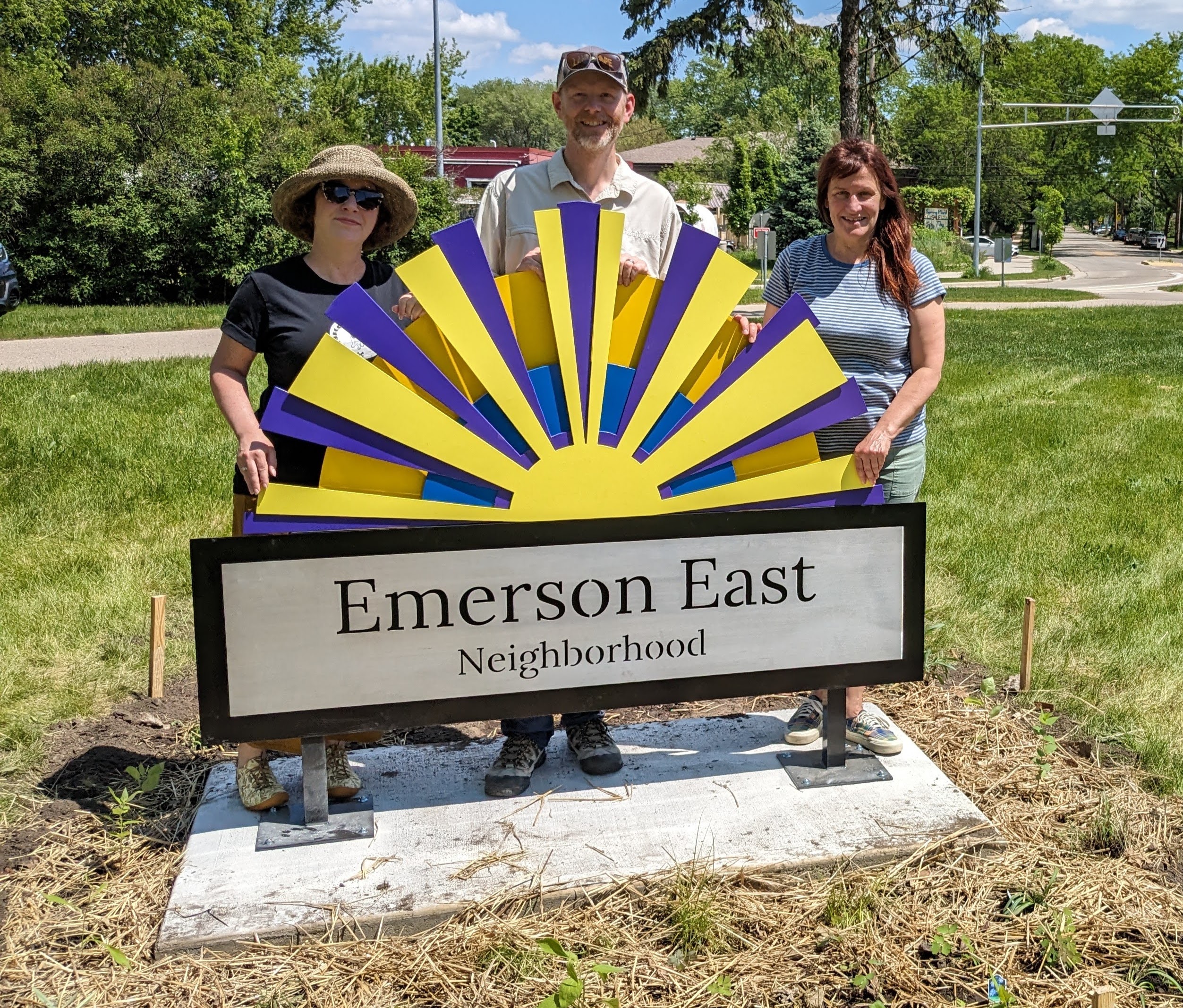 Emerson East Sign Installation – North Street Neighborhood Association